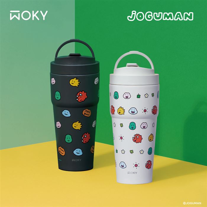 WOKY Meets JOGUMAN 渾圓杯-雙層陶瓷750ml | 7-ELEVEN i預購