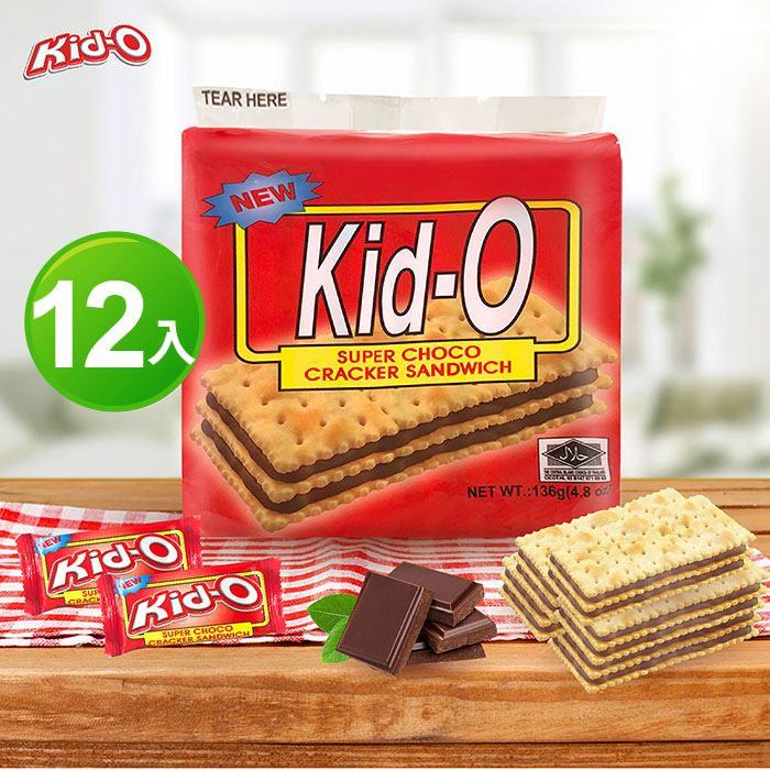 Kid-O三明治餅乾(檸檬口味)136g*12入 | 7-ELEVEN i預購
